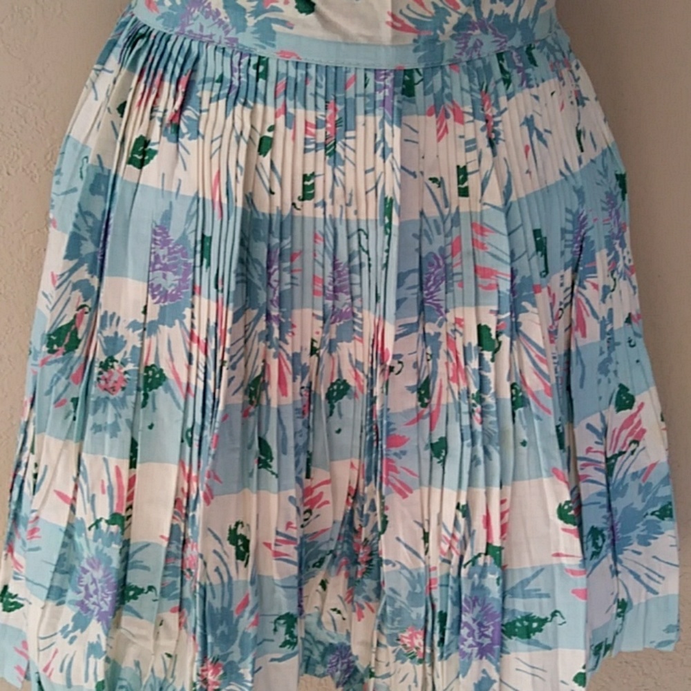 Vintage Pleated Apron From The 1950's - Gem